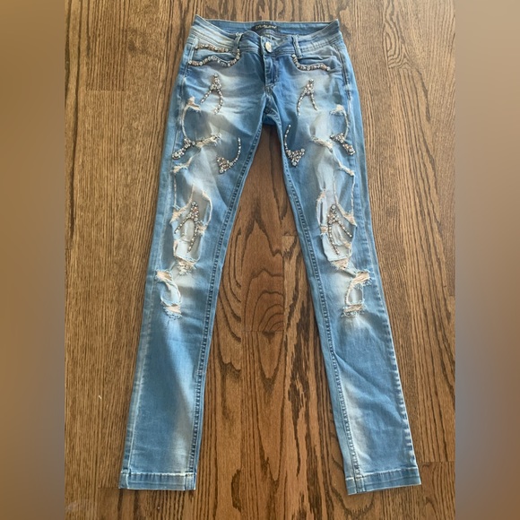Jeans | Jeweled Jeans | Poshmark